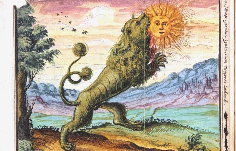 Green-Eyed Lion Eating the Sun – Popula