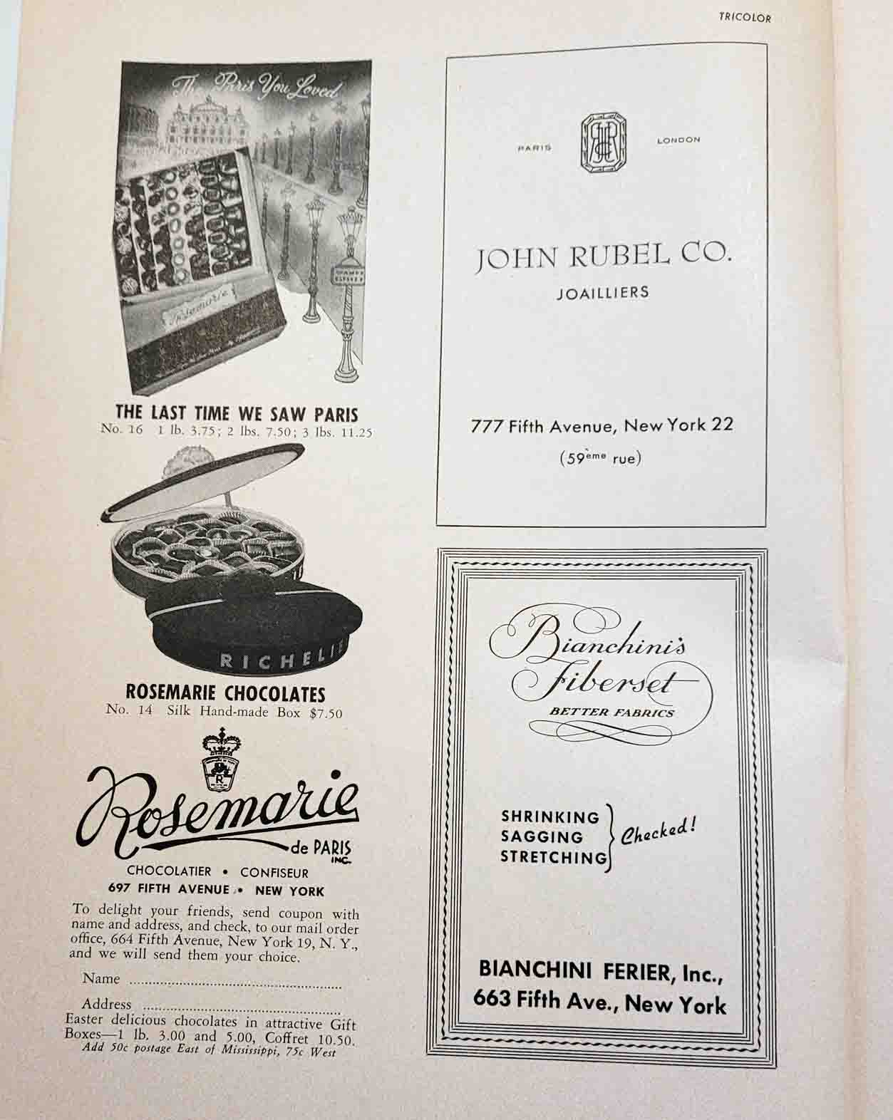 World of Magazines: Tricolor, April 1944 – Popula